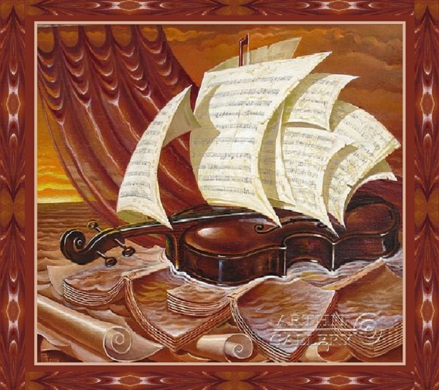 Solve The Sea Fiddle jigsaw puzzle online with 42 pieces