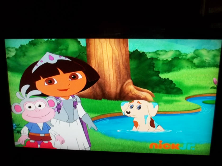 Solve Vamonos - Dora the Explorer jigsaw puzzle online with 20 pieces