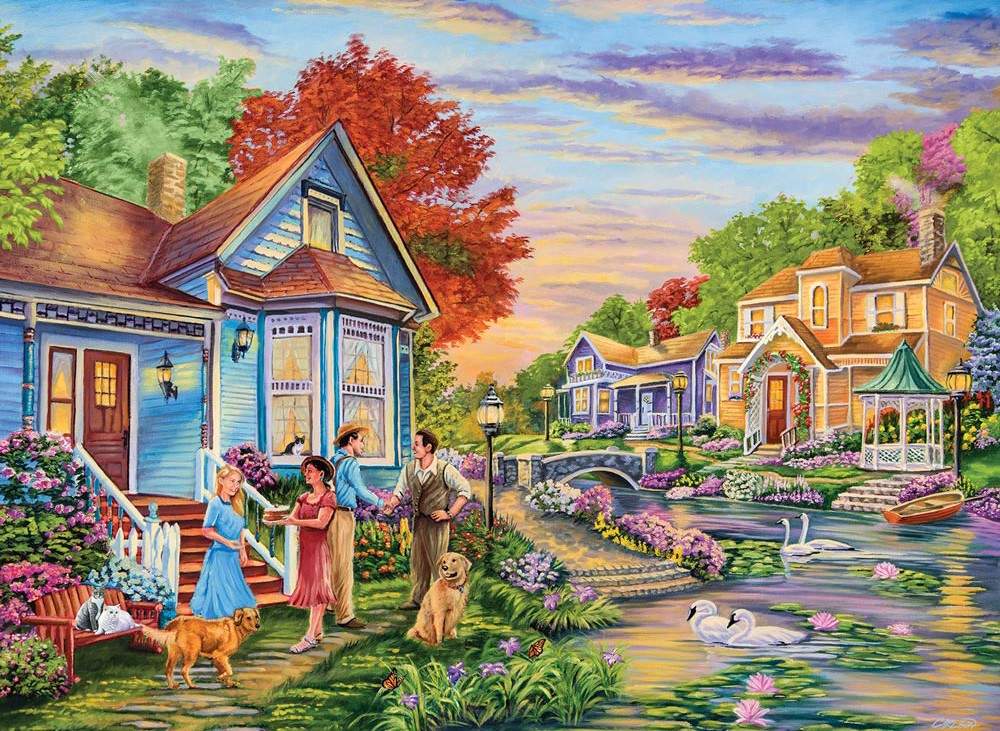 Solve Moving House #1 jigsaw puzzle online with 88 pieces