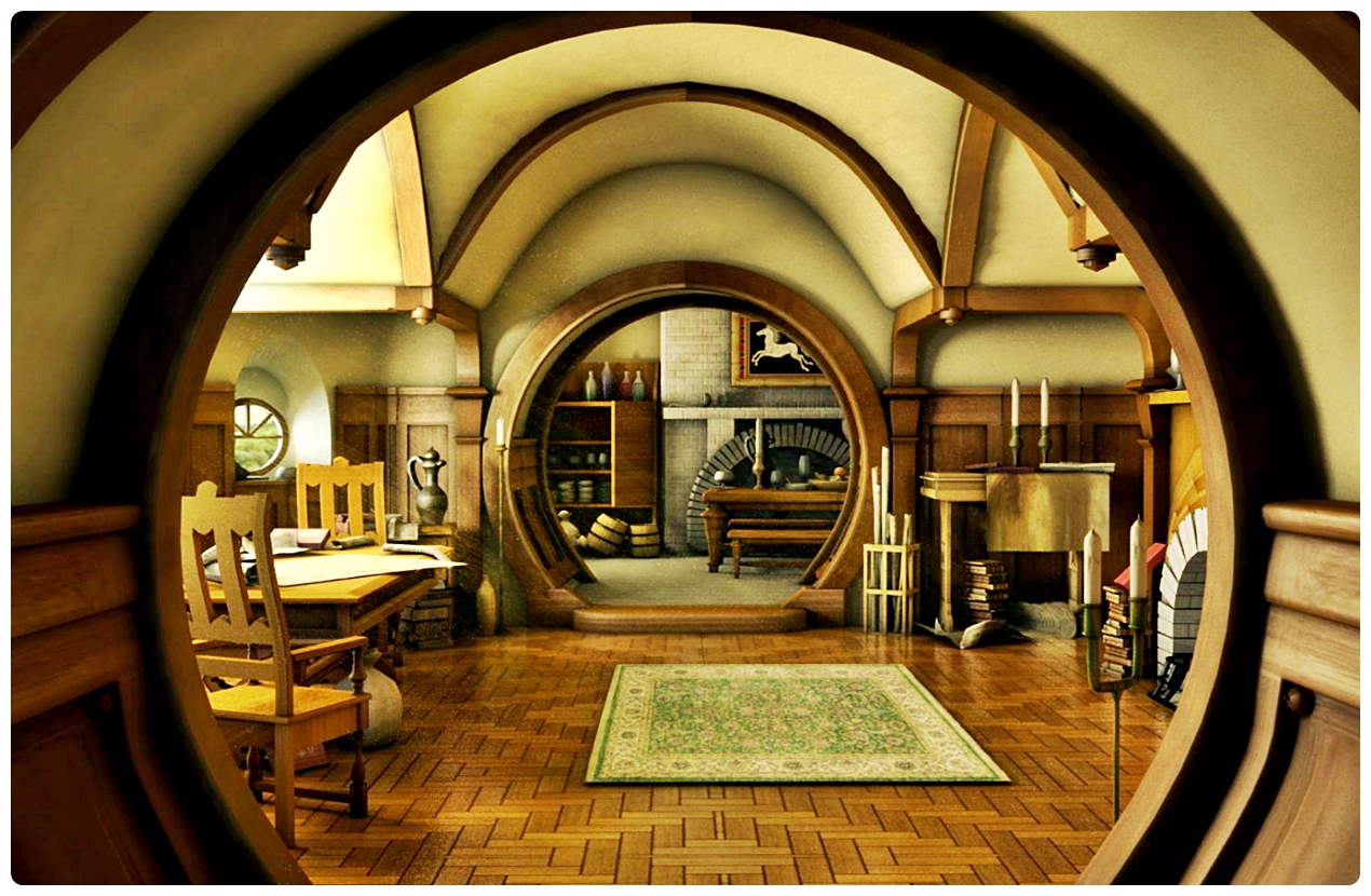 Solve Inside a Hobbit House jigsaw puzzle online with 294 pieces