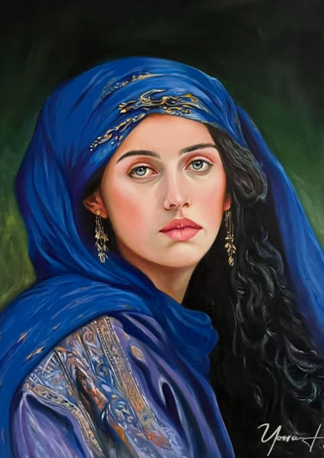 Solve Portrait of a Young Woman ~ Yosra Habhab ~ Beirut, Lebanon jigsaw ...