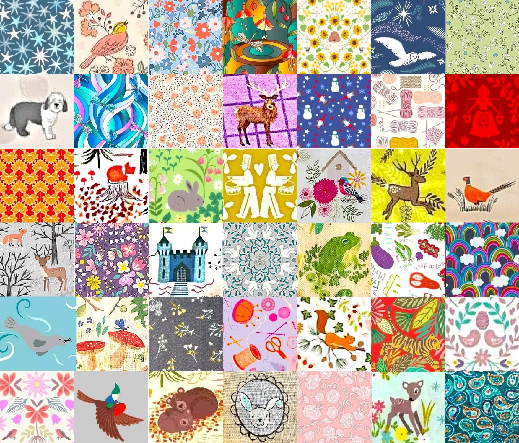 Solve PATCHWORK LEWIS AND IRENE 11 jigsaw puzzle online with 378 pieces