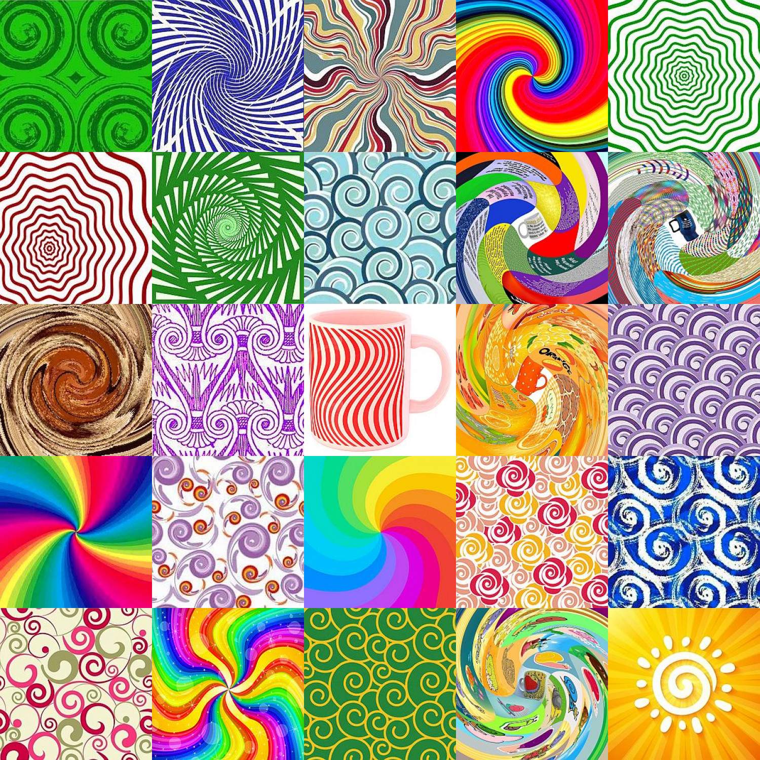 Solve Swirly Swirls 103b jigsaw puzzle online with 169 pieces
