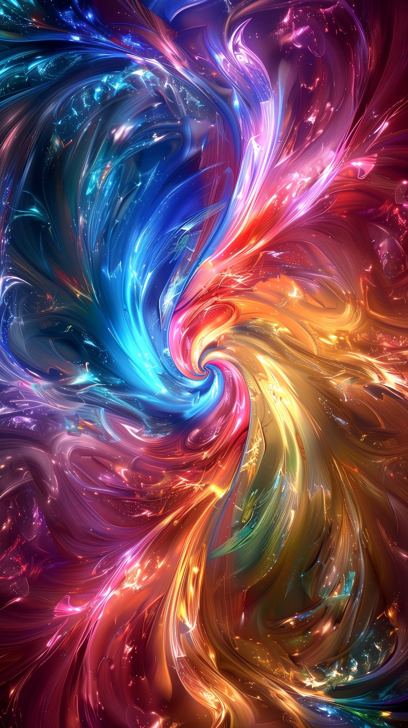 Solve Color swirl jigsaw puzzle online with 405 pieces