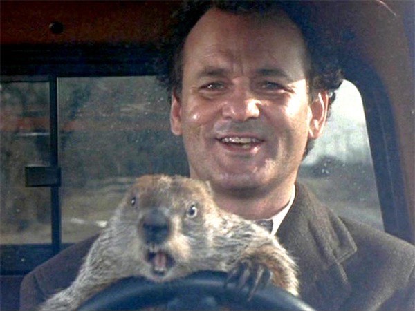 Solve Bill Murray in Ground Hog's Day jigsaw puzzle online with 12 pieces