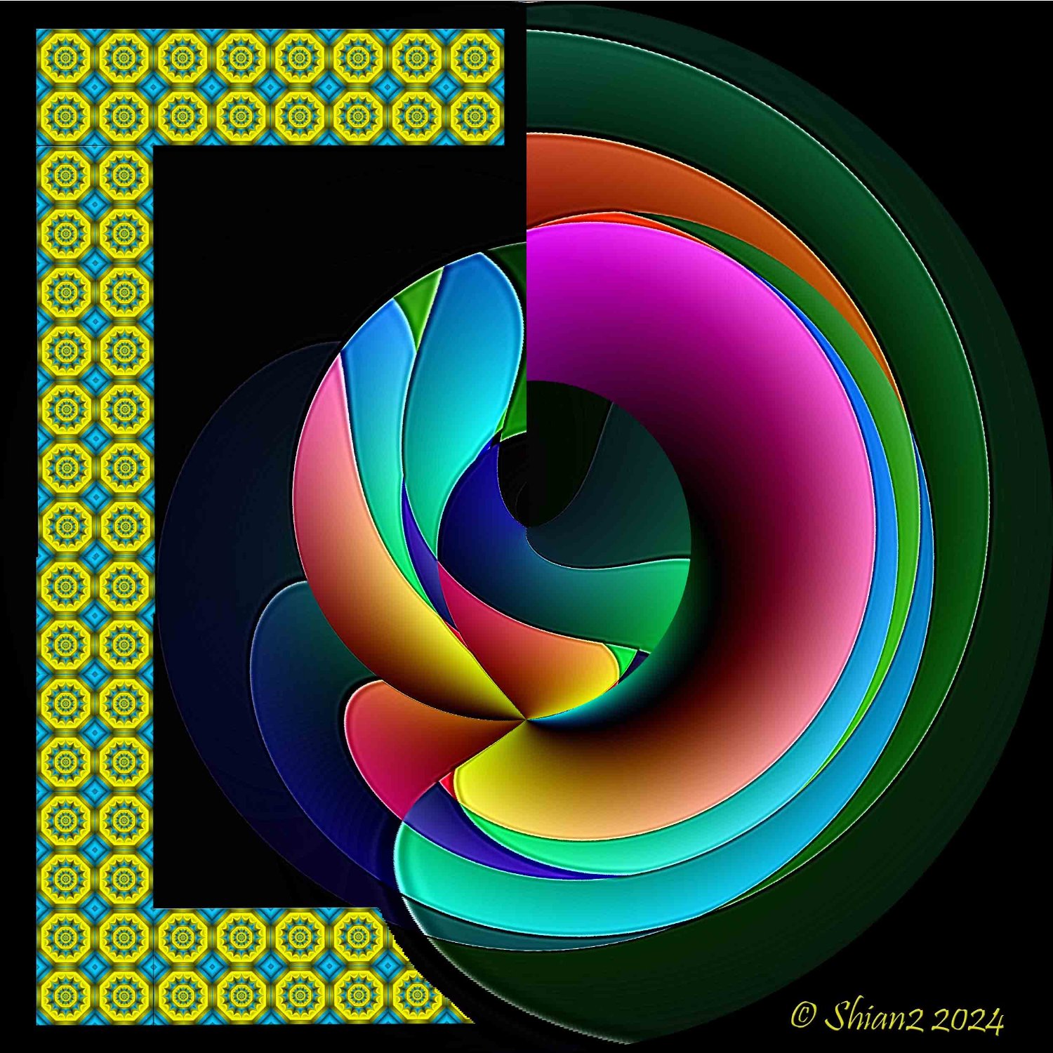 Solve Edged In Black jigsaw puzzle online with 144 pieces