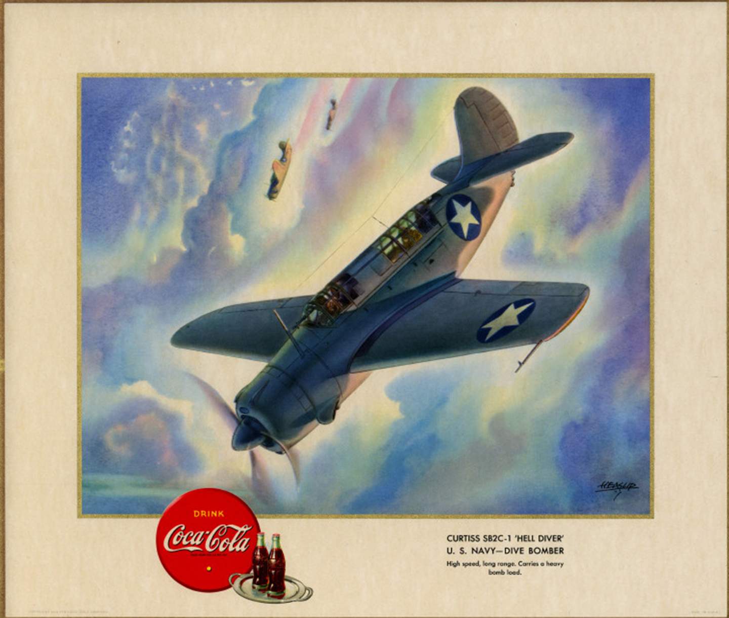 Solve coca-cola_cutriss_5B2C-1_hell_diver_1943 jigsaw puzzle online ...