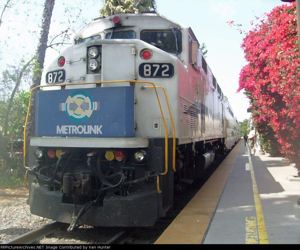 Solve Metrolink 872 SCAX 872, San Juan Capistrano 2008-05-04 jigsaw puzzle online with 120 pieces
