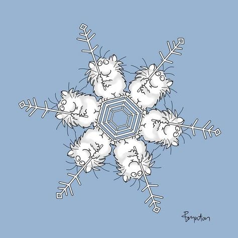 Solve sandra-boynton-winter-christmas jigsaw puzzle online with 49 pieces