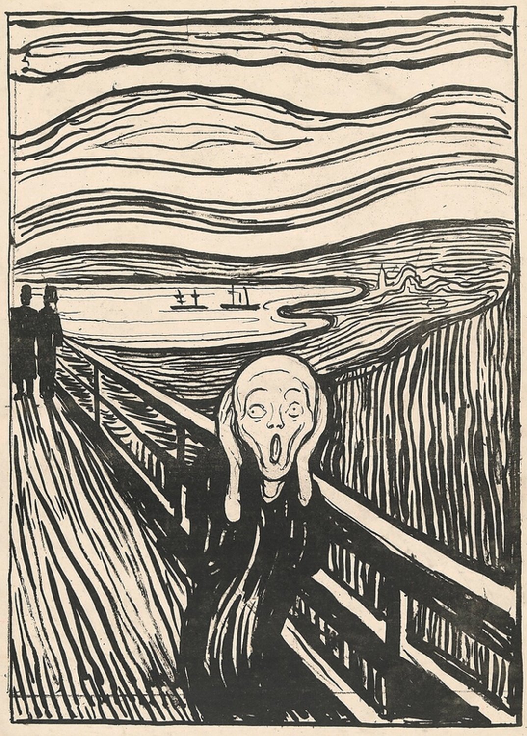 Solve Edvard Munch: Skrik (Geschrei/Der Schrei) jigsaw puzzle online ...