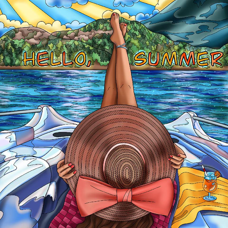Solve Summer Vacation jigsaw puzzle online with 25 pieces