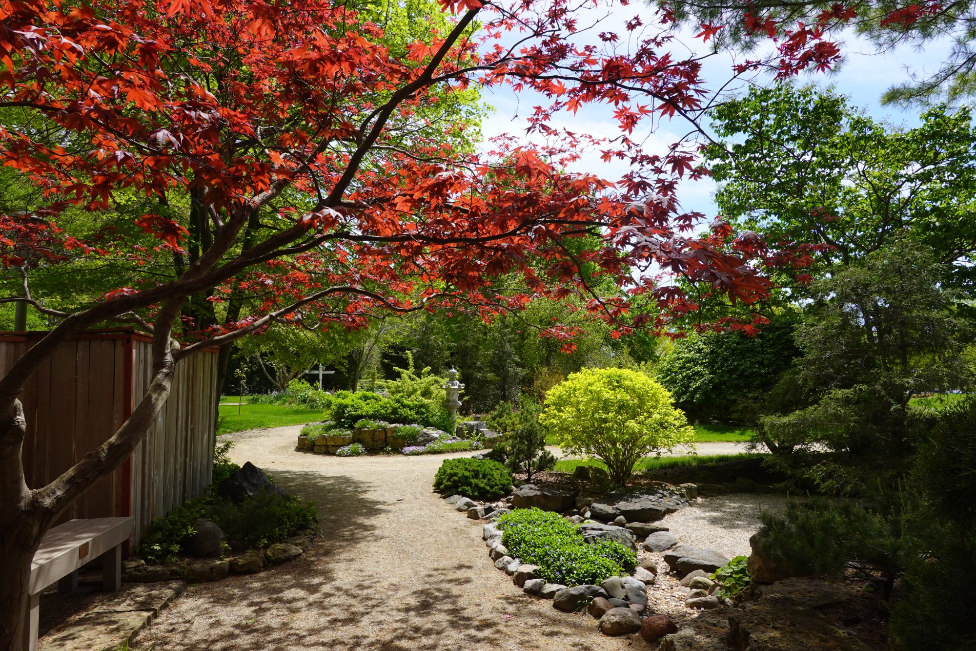 Solve Rotary Gardens jigsaw puzzle online with 96 pieces