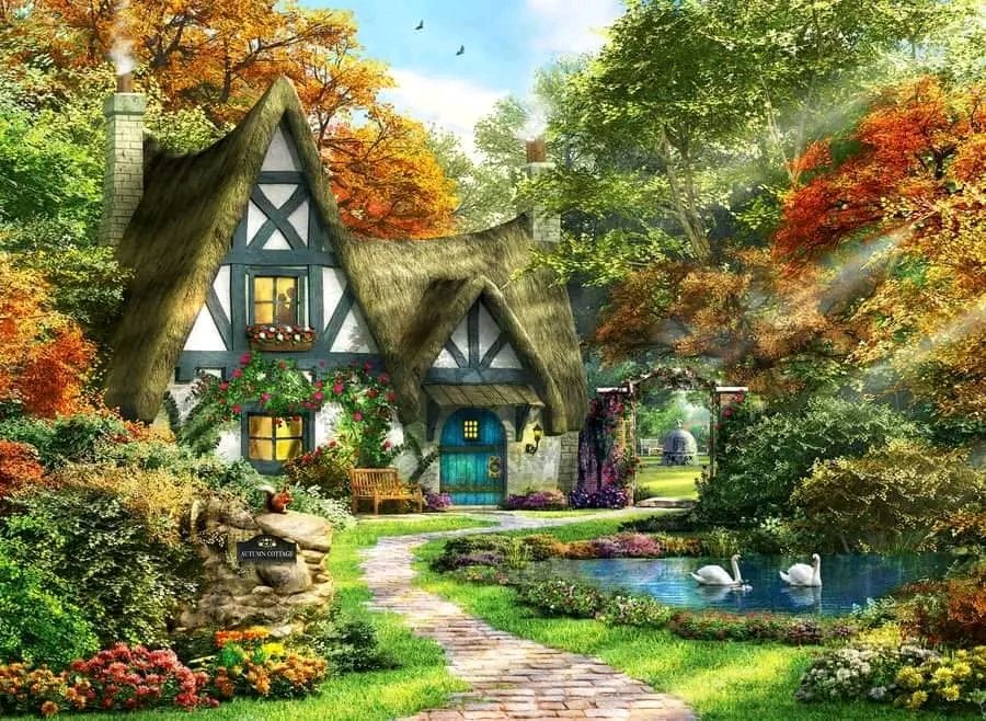 Solve Weekend Retreat jigsaw puzzle online with 70 pieces