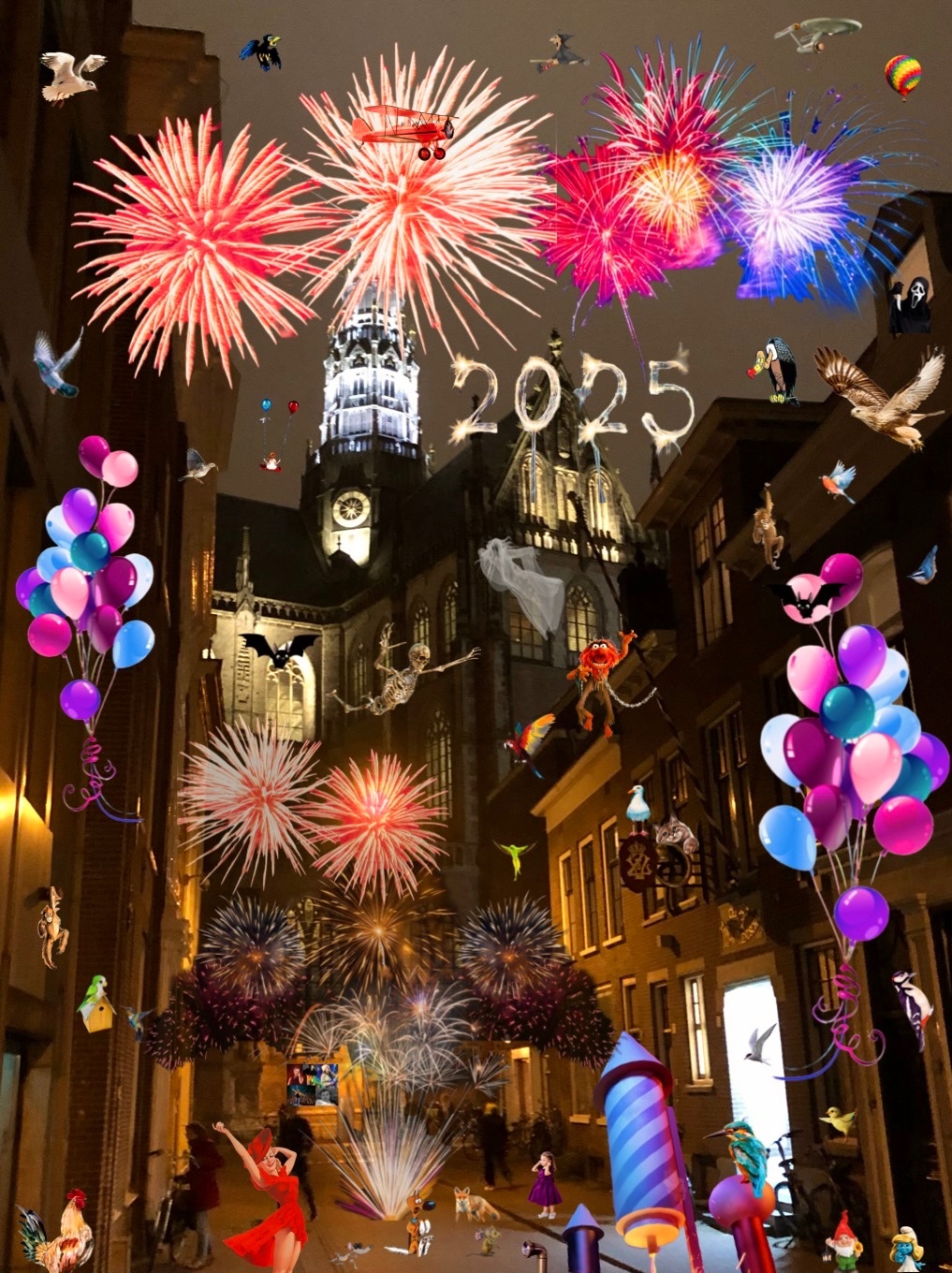 Solve Happy New Year 🐣 jigsaw puzzle online with 99 pieces