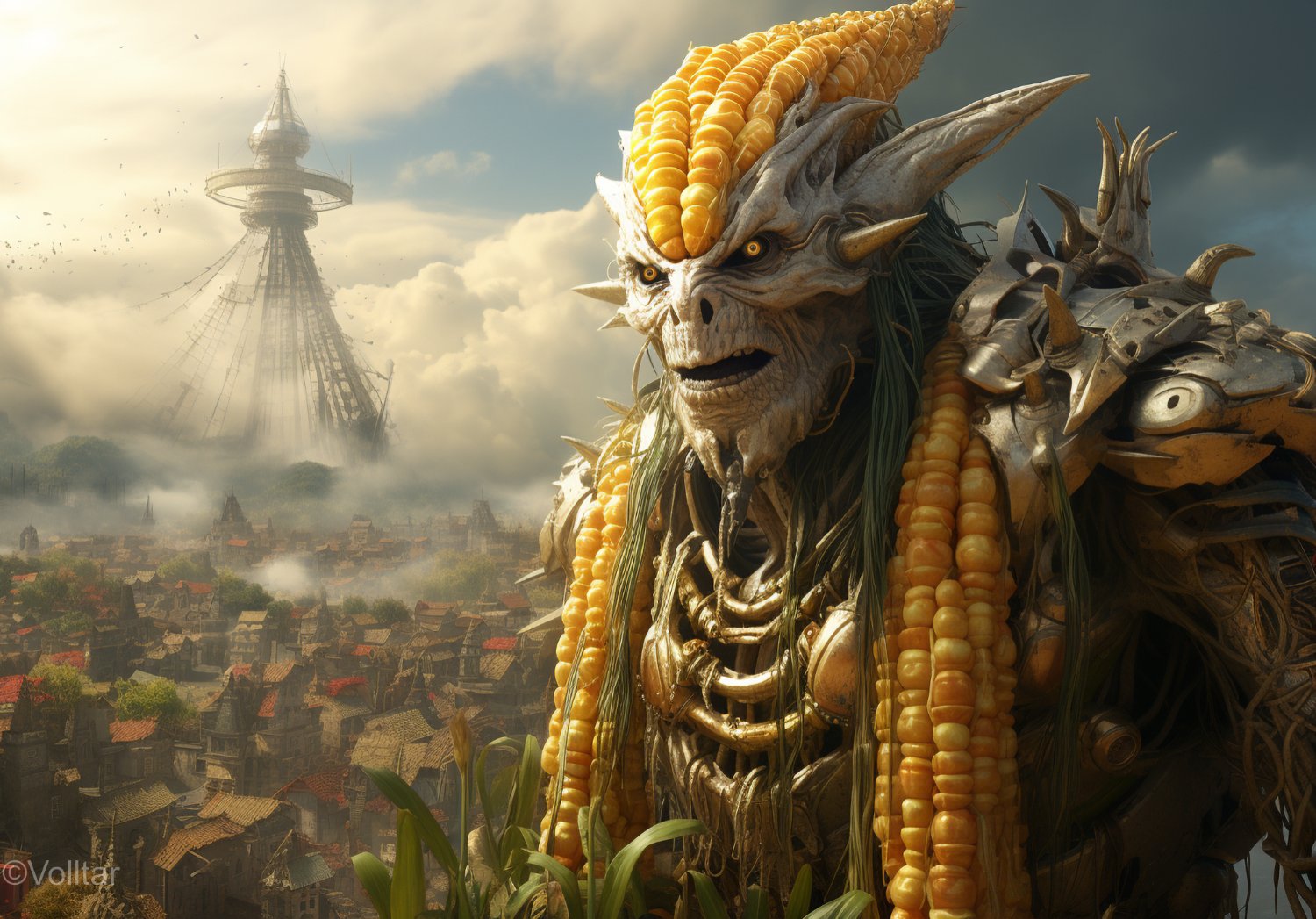 Solve Corn Creature jigsaw puzzle online with 12 pieces