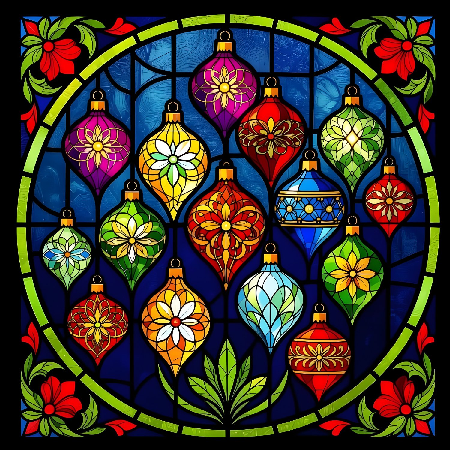 Solve Hanging Ornaments jigsaw puzzle online with 64 pieces