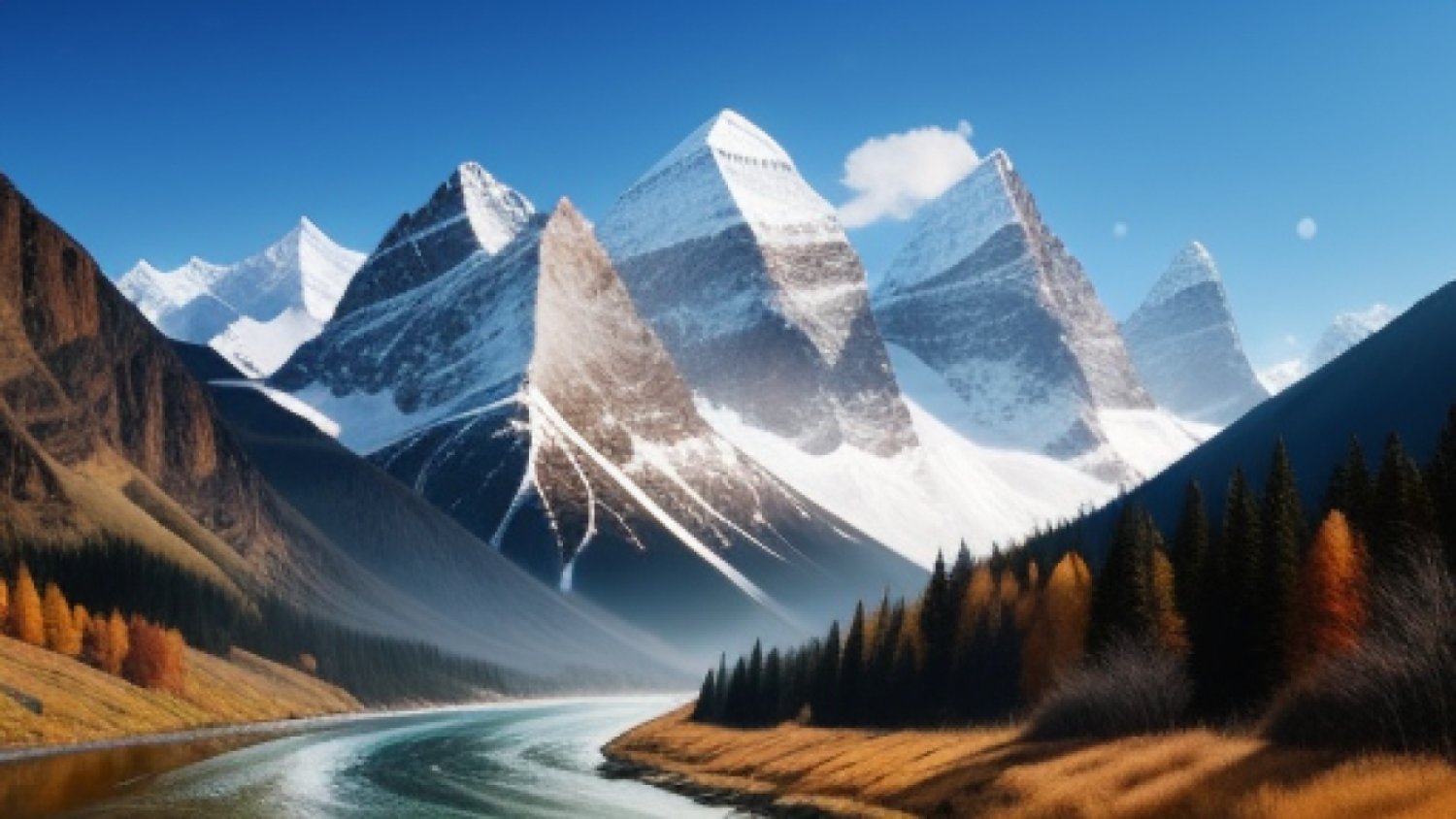 Solve Colossal Mountains jigsaw puzzle online with 91 pieces