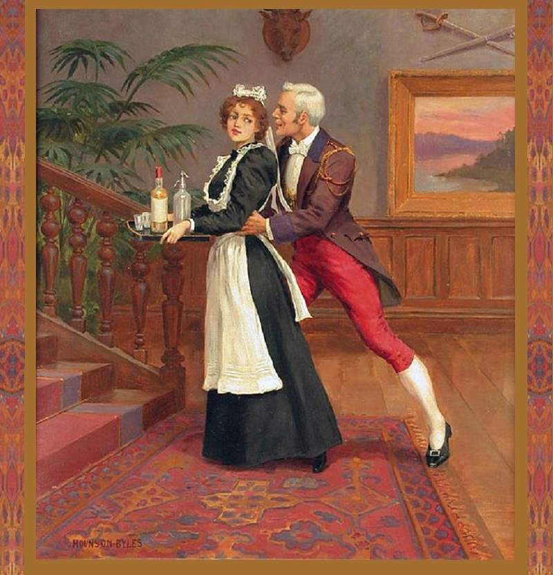 Solve The Maid Has Her Hands Full Jigsaw Puzzle Online With 49 Pieces