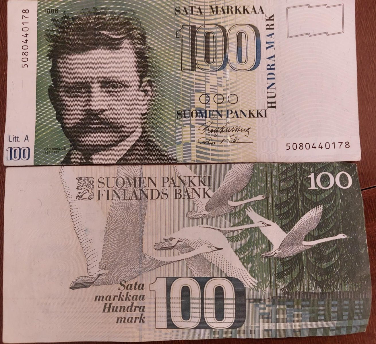 Solve Satasen seteli Jean Sibelius jigsaw puzzle online with 36 pieces