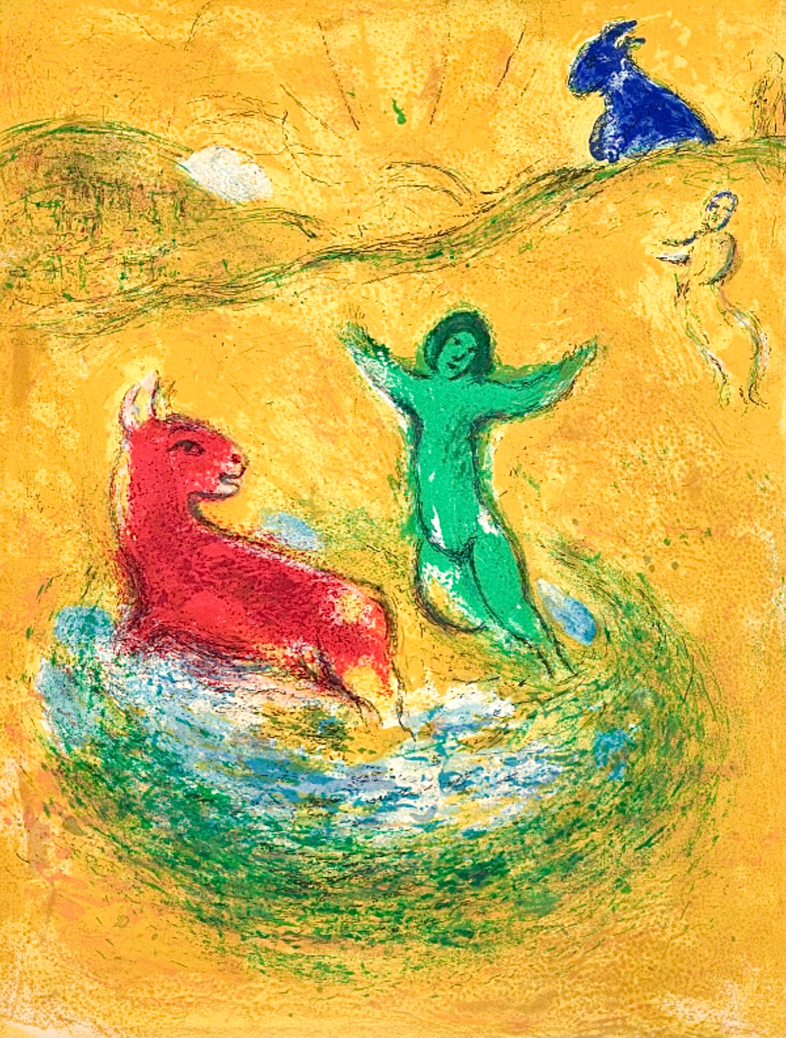Jigsaw Puzzle | 80 pieces | Le piège à loups (The Wolf Pit), from ...
