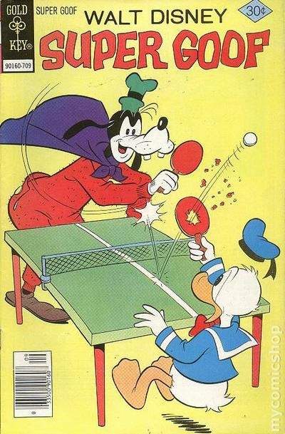Solve Super Goof And Donald Duck: Ping Pong Power jigsaw puzzle online ...