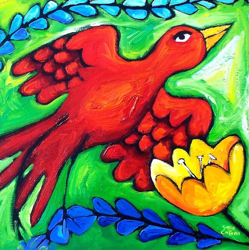 Solve Lovebird Swoops jigsaw puzzle online with 100 pieces