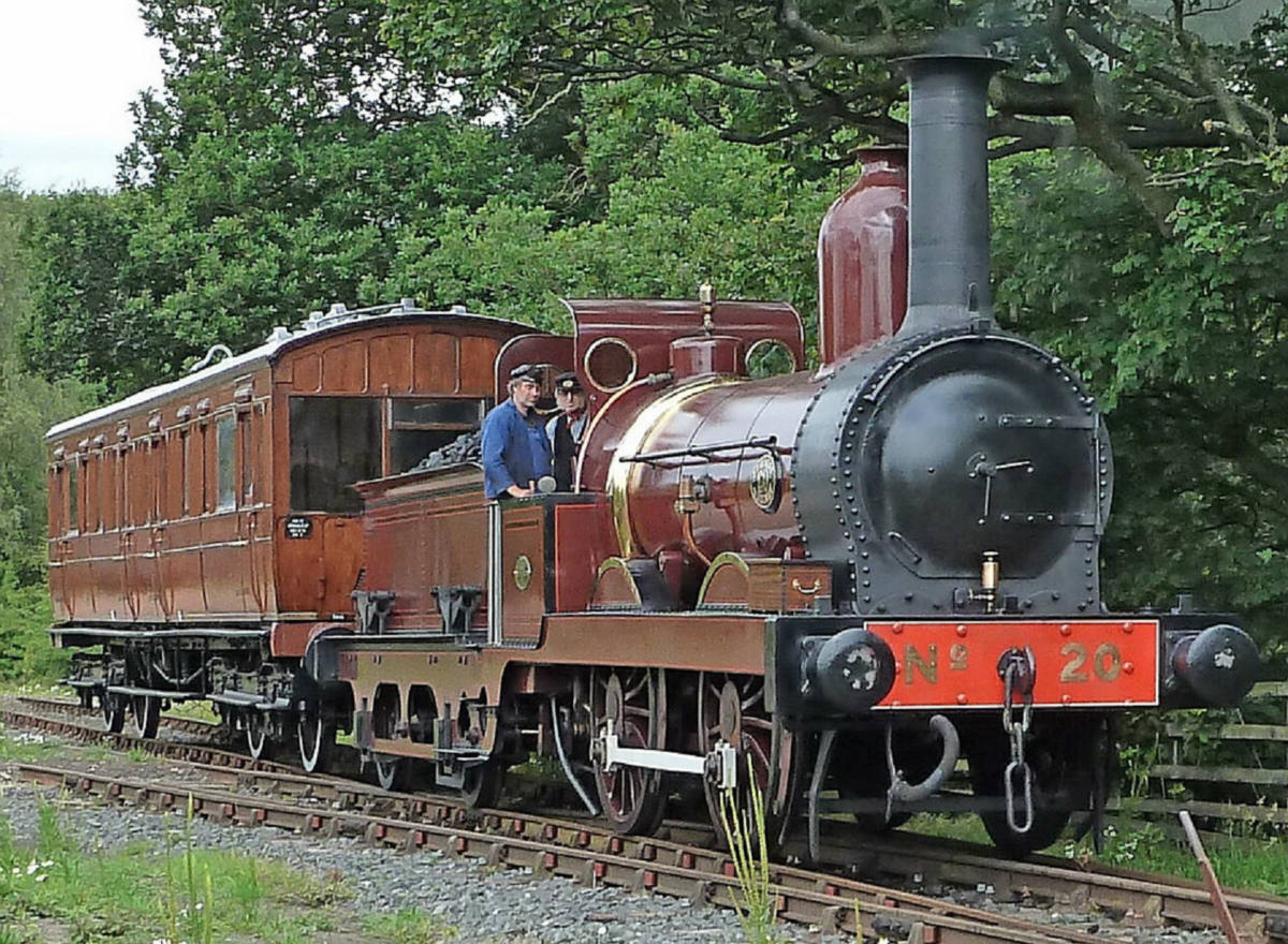Solve Sharp Stewart Locomotive jigsaw puzzle online with 108 pieces