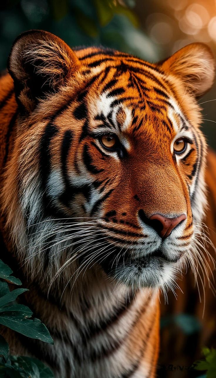 Solve AI Tiger jigsaw puzzle online with 91 pieces