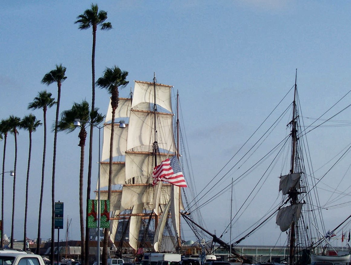 Solve San Diego Harbor - Star Of India Tall ship jigsaw puzzle online ...