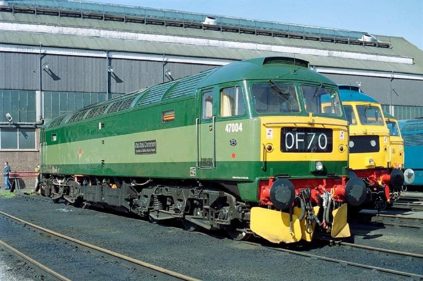 Solve BR Class 47 47004 Old Oak Common. jigsaw puzzle online with 54 pieces