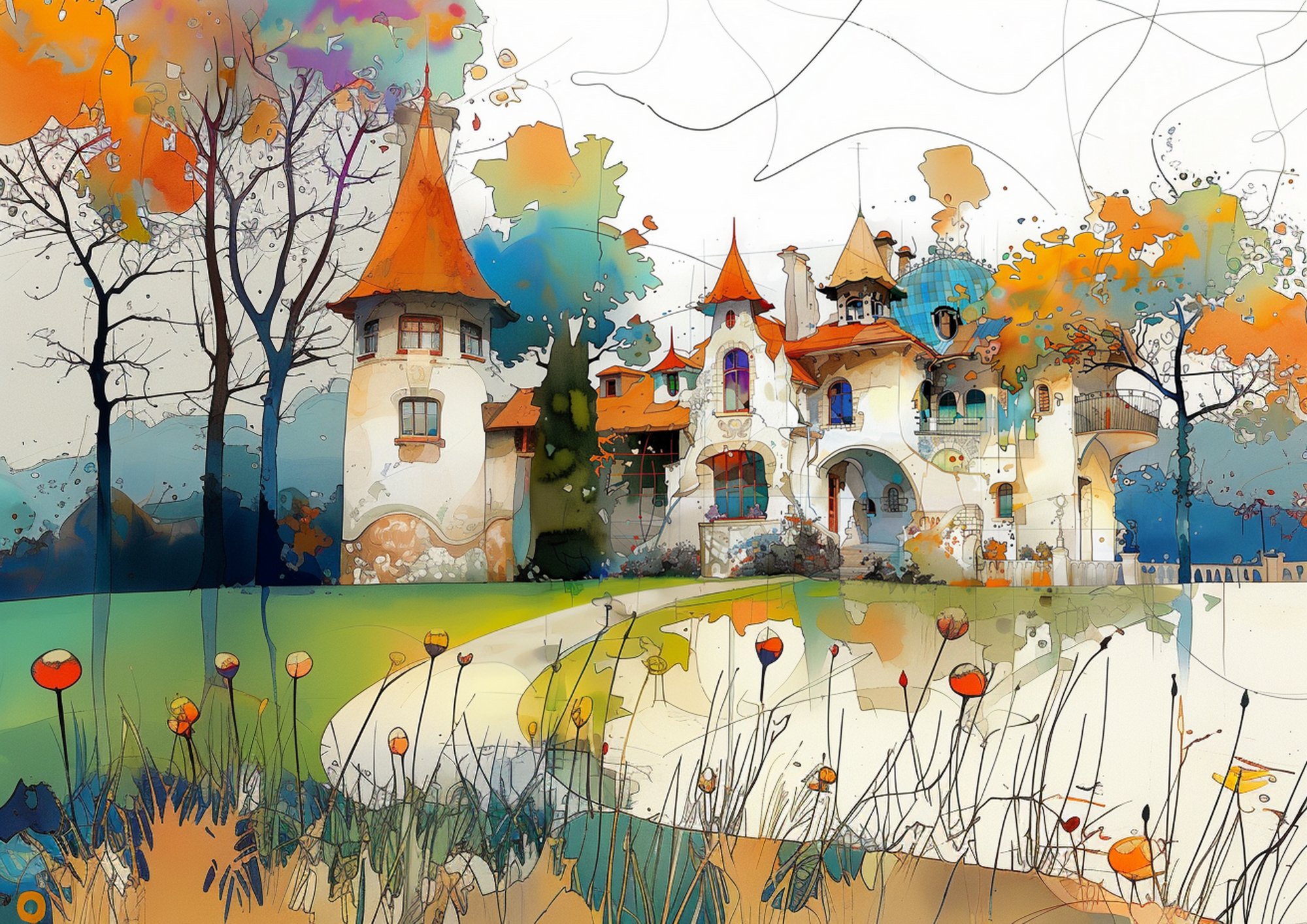 Jigsaw Puzzle | 600 pieces | Autumn is coming to visit | Jigidi