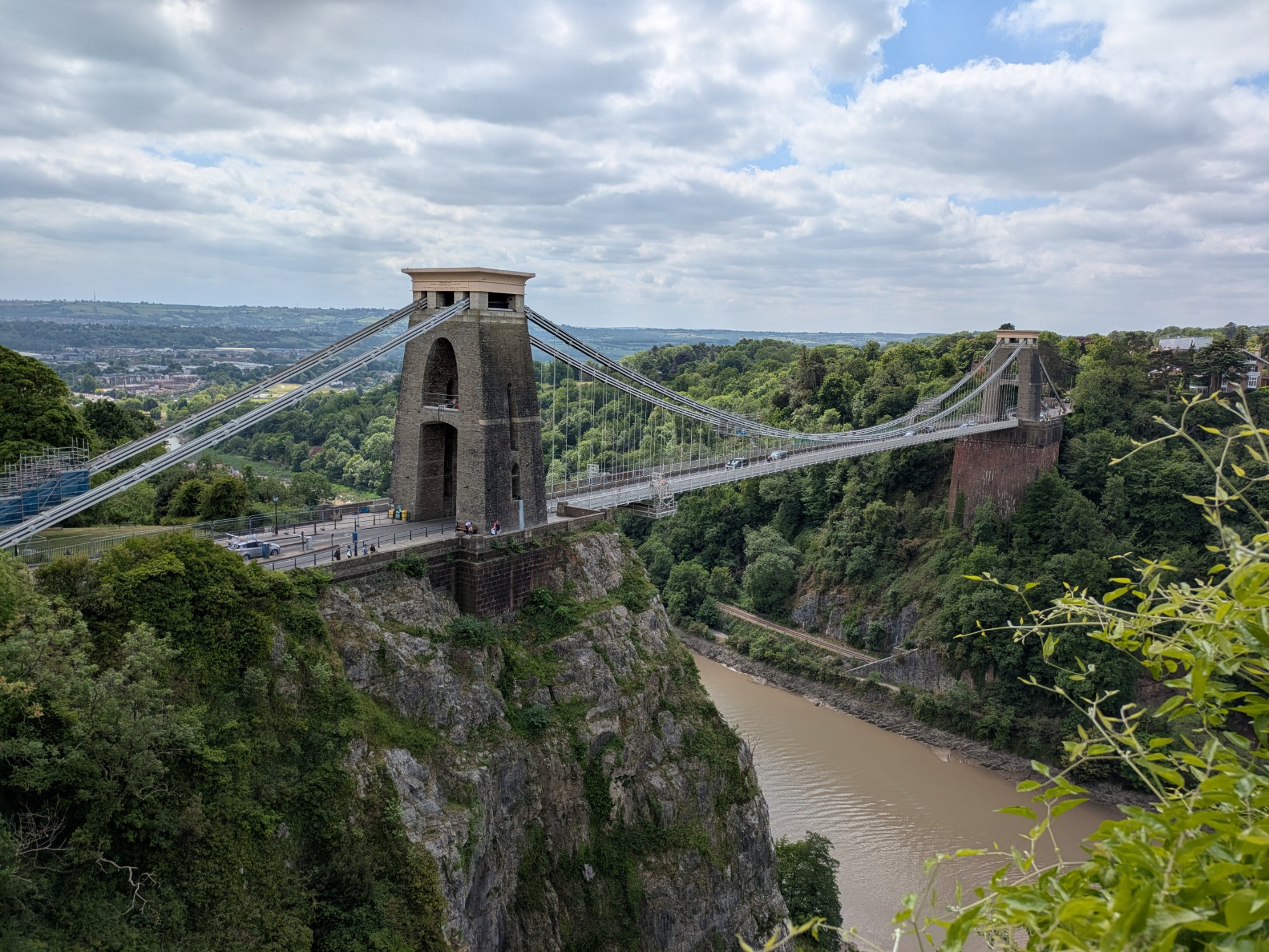 Solve Clifton Suspension bridge jigsaw puzzle online with 192 pieces