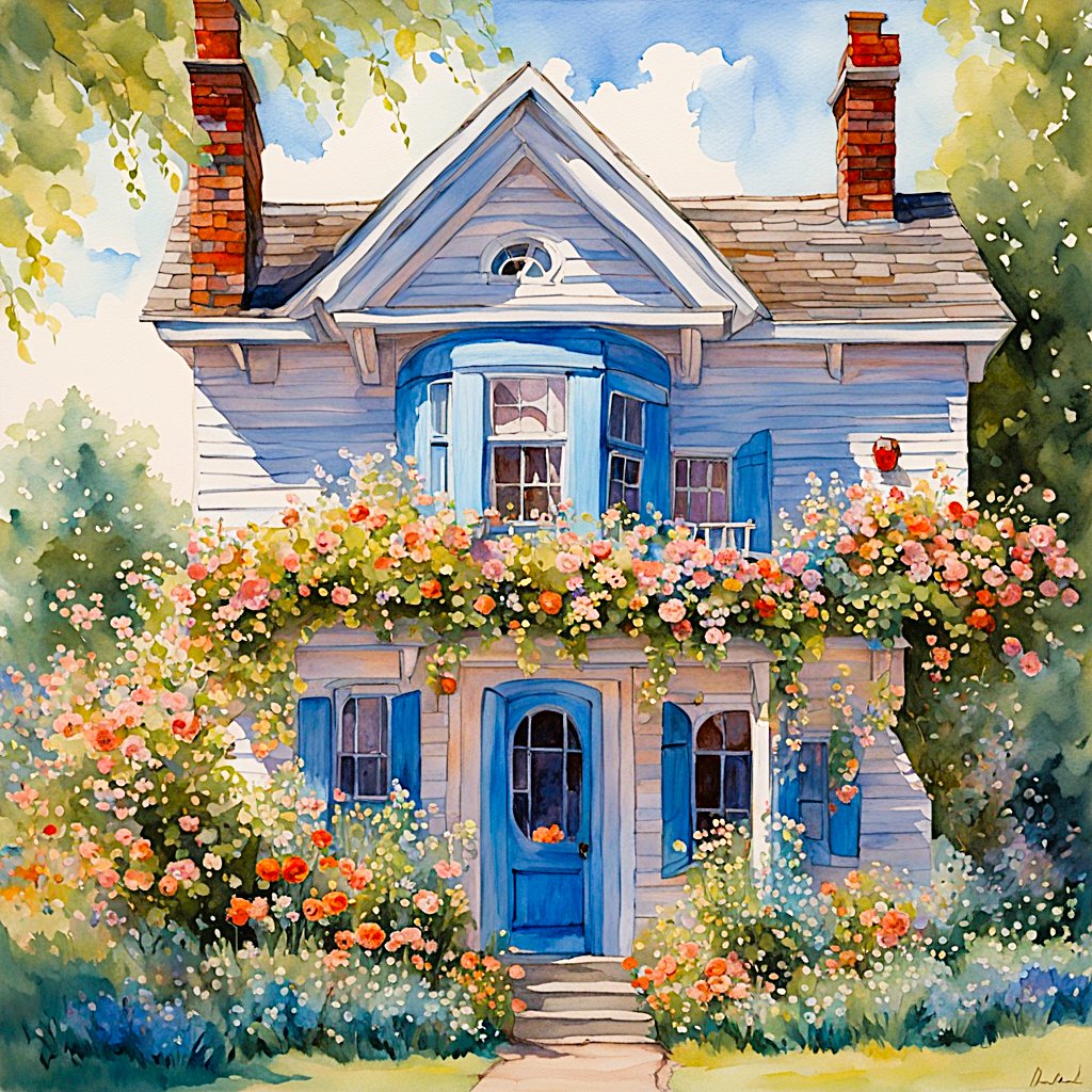 Solve Dream Home jigsaw puzzle online with 100 pieces