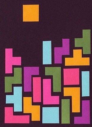 Solve Tetris jigsaw puzzle online with 35 pieces
