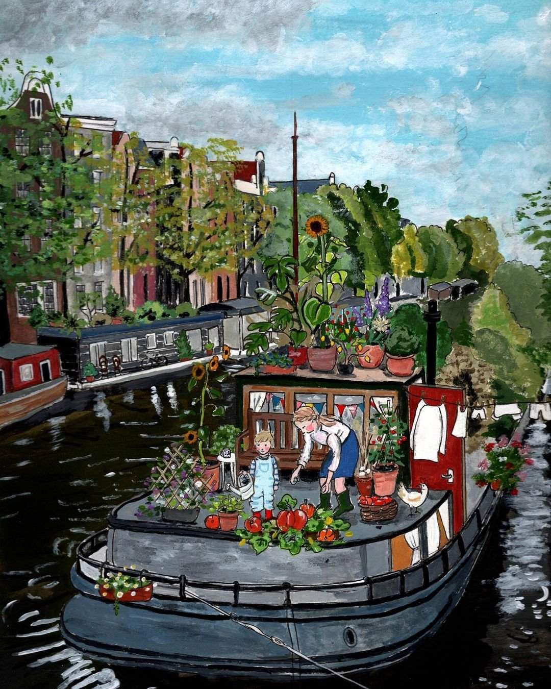 Solve Gwen van Knippenberg jigsaw puzzle online with 180 pieces