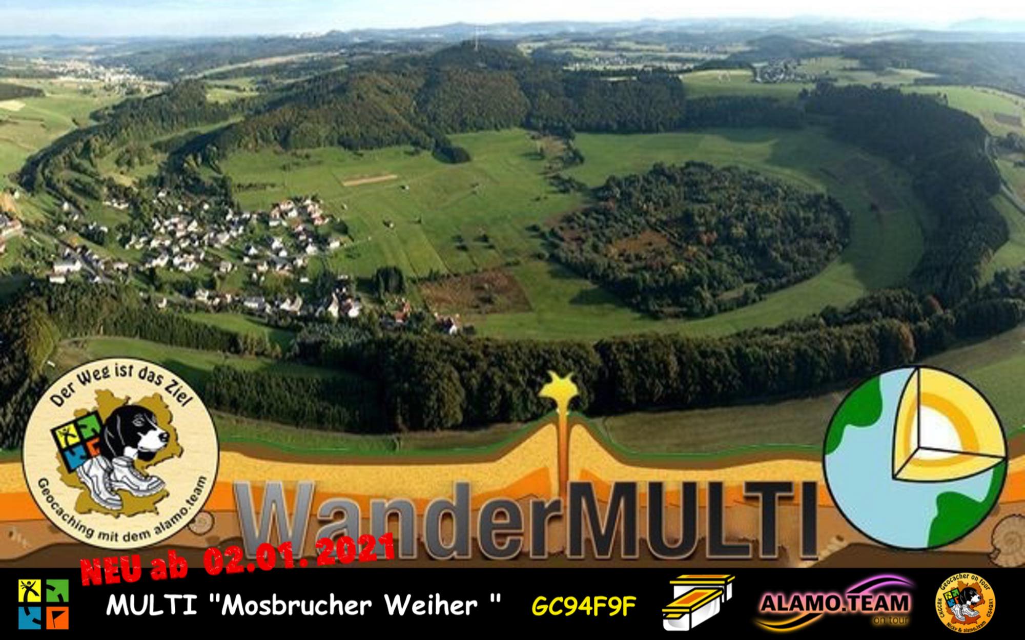 Solve Mosbrucher Weiher (Geocaching, get the TB-Code) jigsaw puzzle ...