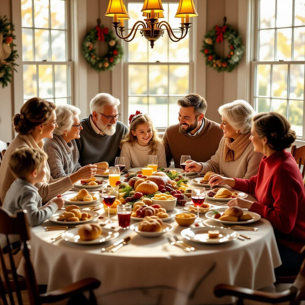 Solve Happy Thanksgiving jigsaw puzzle online with 49 pieces