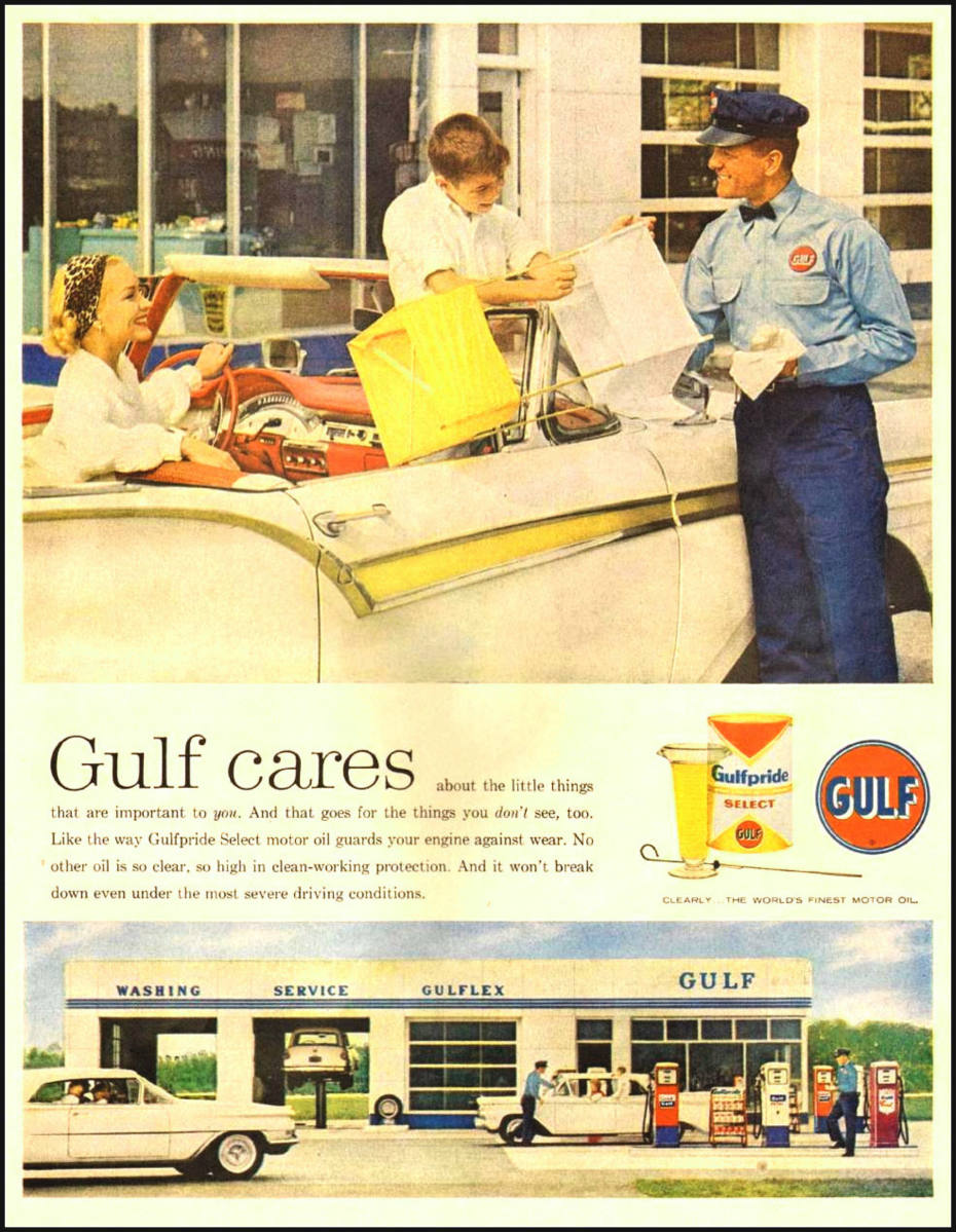 Solve Vintage Gulf Ad jigsaw puzzle online with 285 pieces