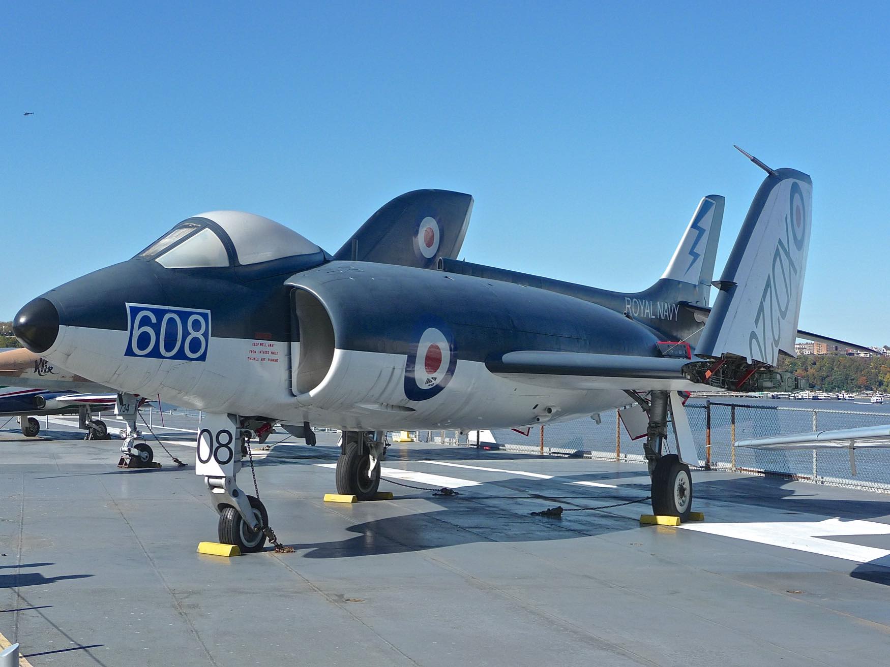 Solve Vickers Supermarine Scimitar F.1. USS Intrepid, New York. jigsaw ...