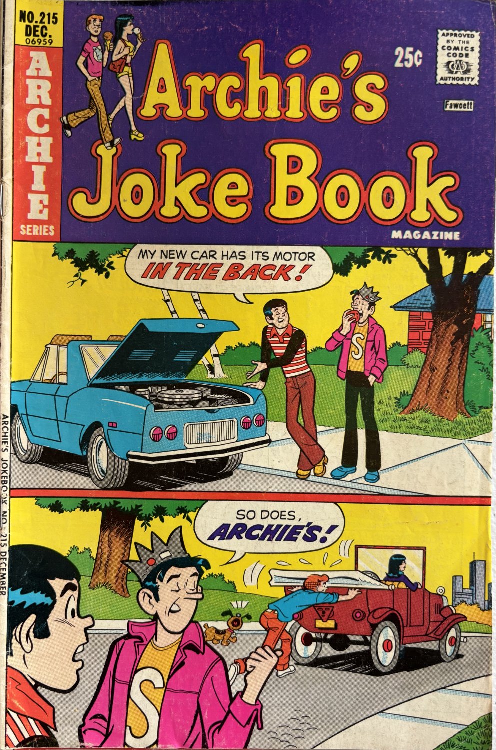 Solve Archie's Joke Book jigsaw puzzle online with 117 pieces