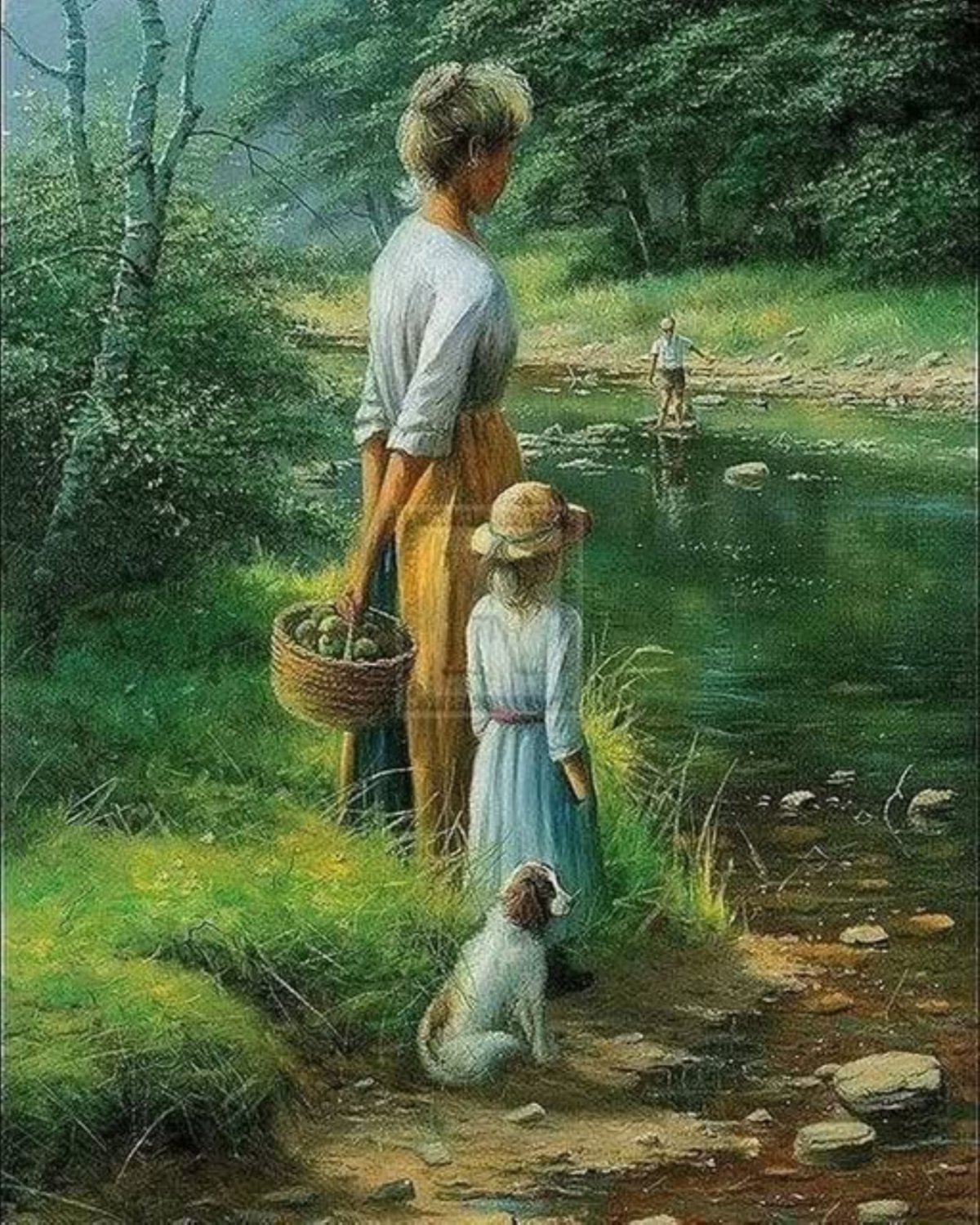 Solve By the Lake ~ Spencer Coleman (British, 1952...current) jigsaw ...
