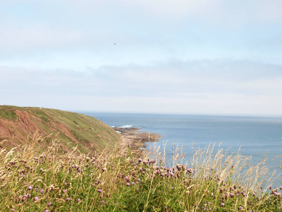 Solve Filey Brig jigsaw puzzle online with 20 pieces