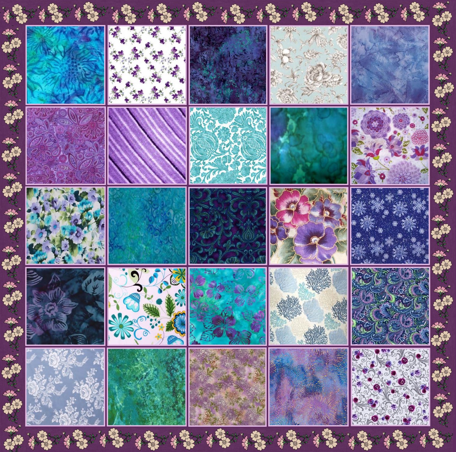 Solve Patchwork jigsaw puzzle online with 81 pieces