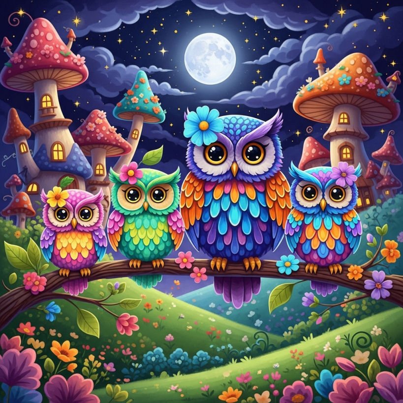Solve The Hoots. jigsaw puzzle online with 100 pieces
