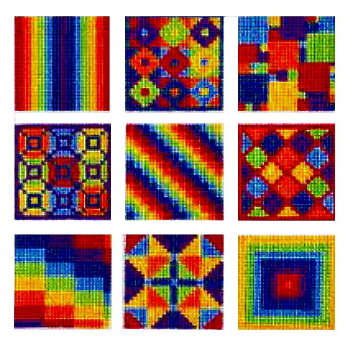 Solve Snazzy Patterns jigsaw puzzle online with 81 pieces