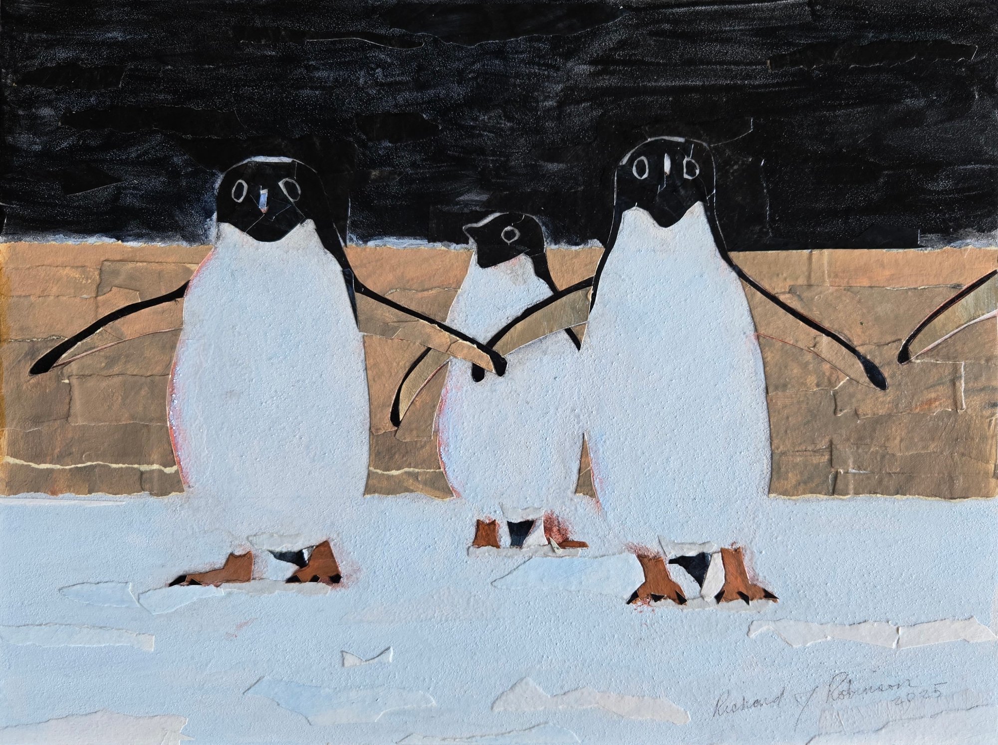 Solve "4 penguins, 3 bars" jigsaw puzzle online with 154 pieces