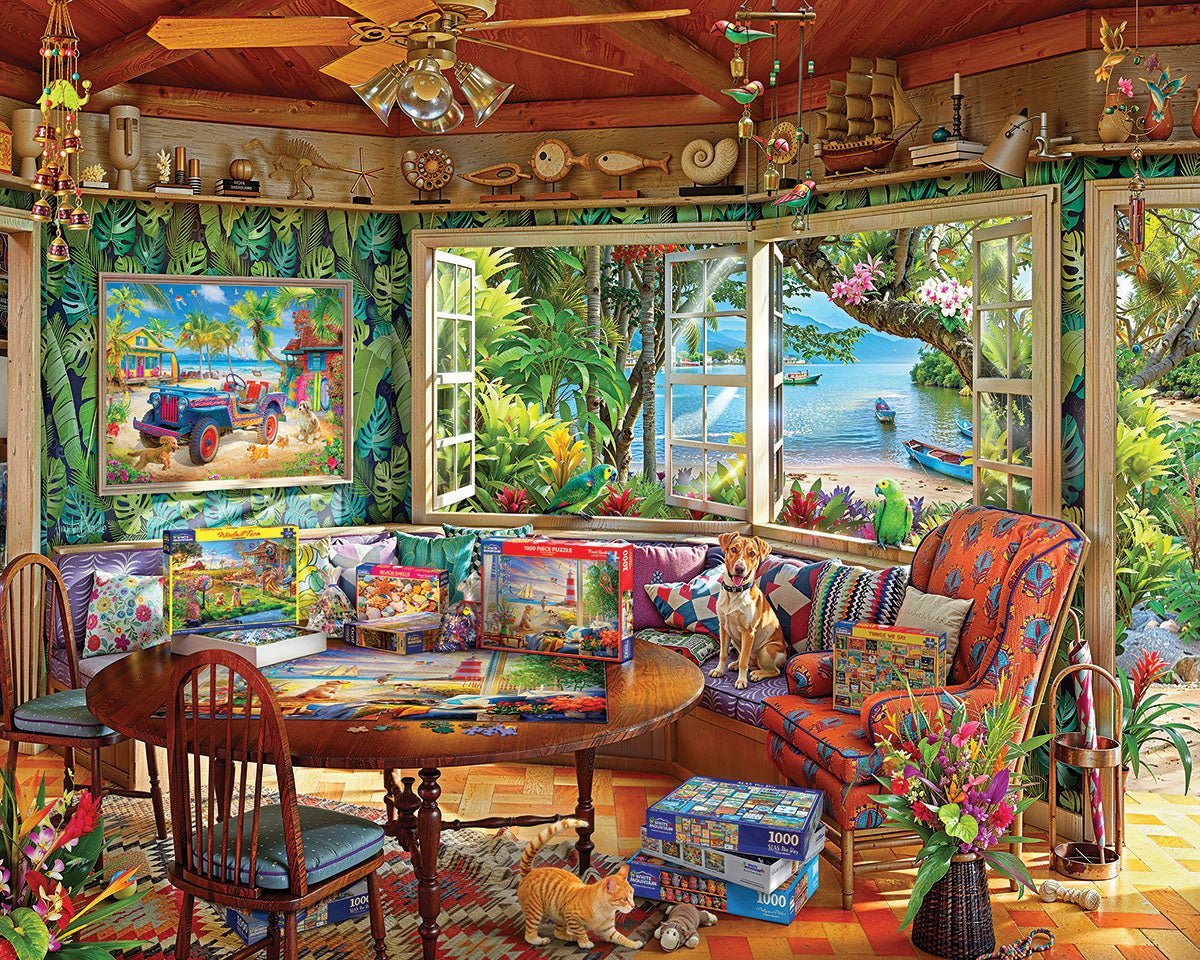 Solve Puzzlers Paradise jigsaw puzzle online with 120 pieces