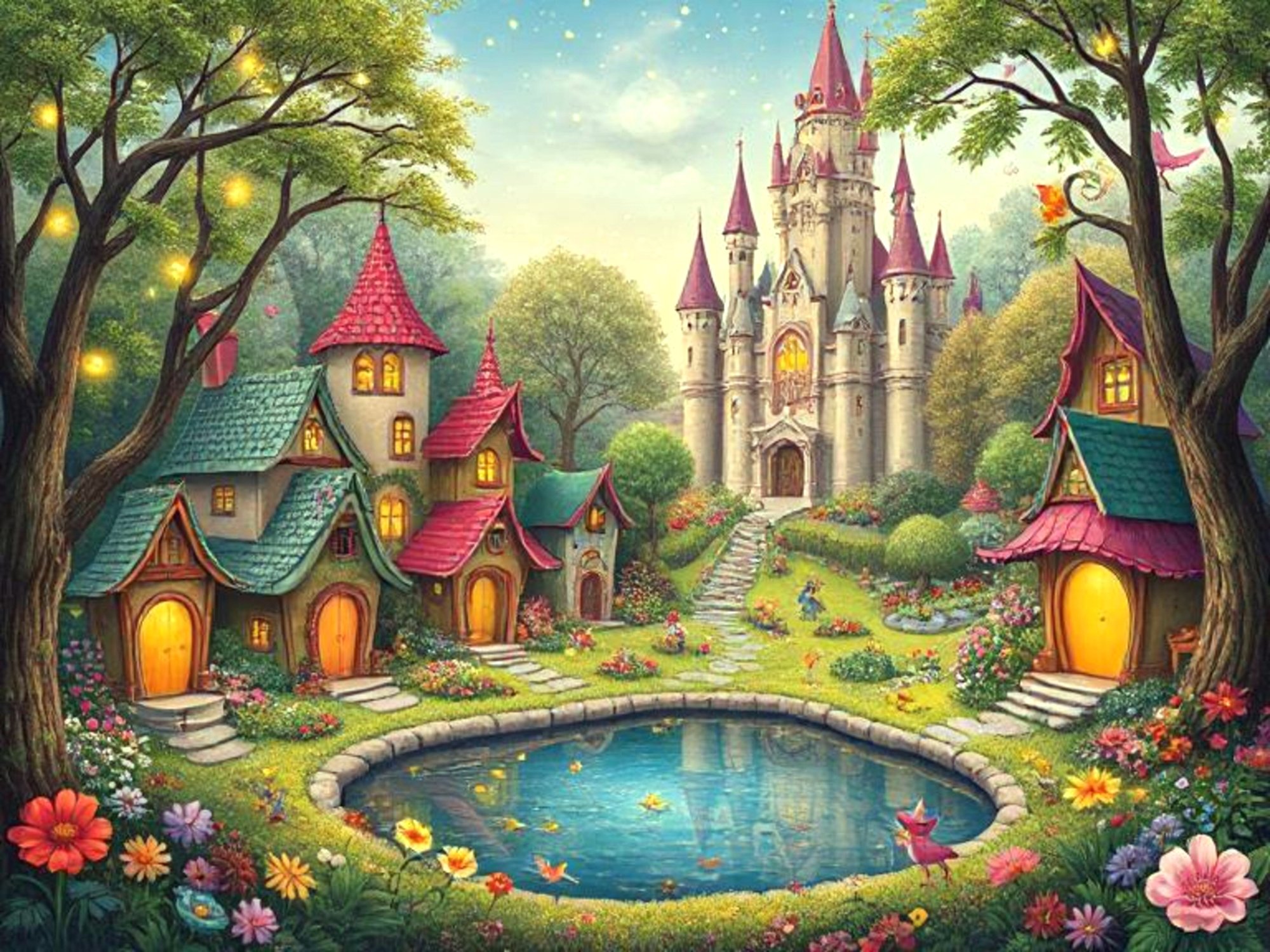 Solve A Bright Realm jigsaw puzzle online with 252 pieces
