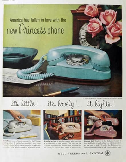 Solve Princess Phone ad jigsaw puzzle online with 63 pieces