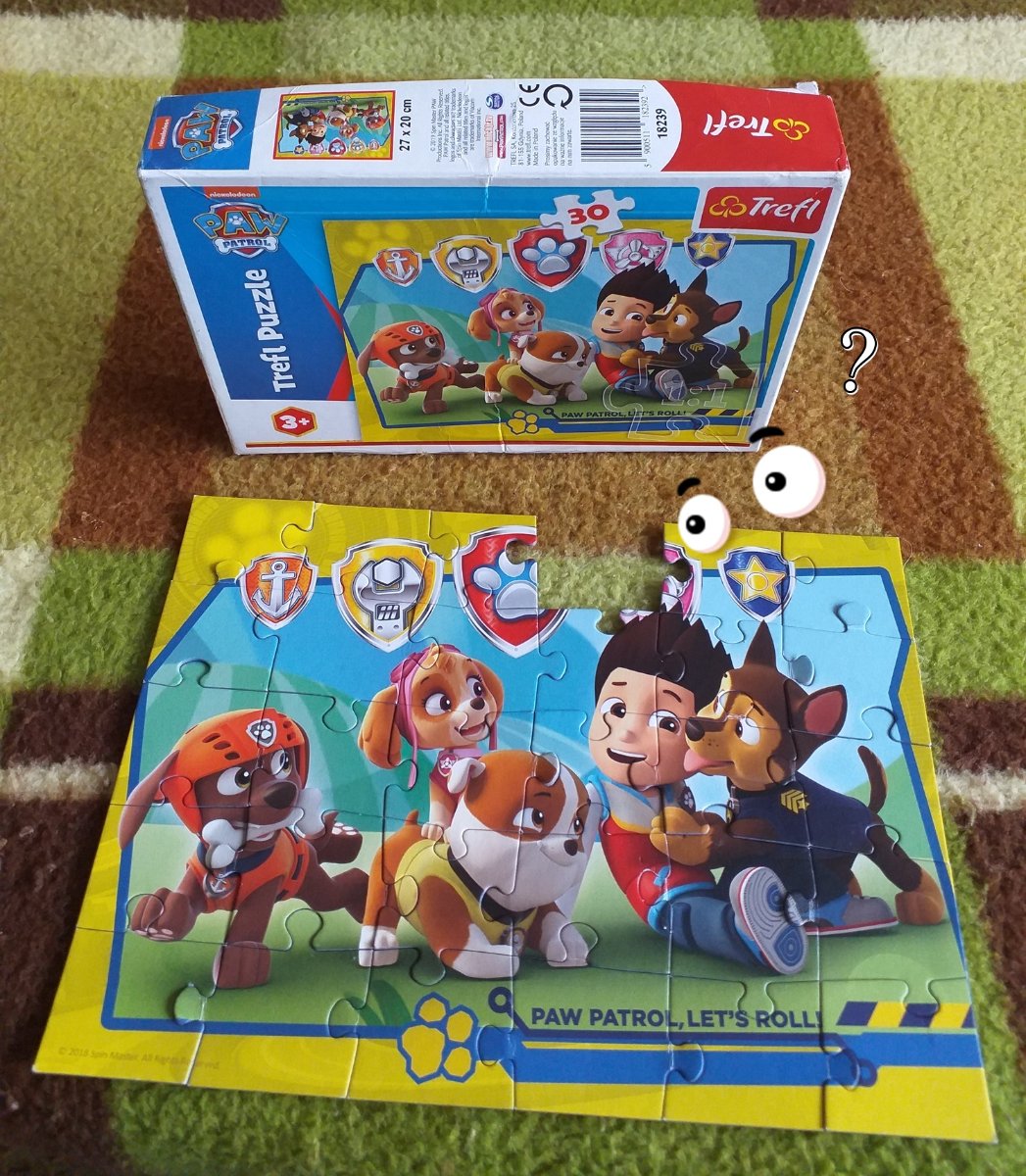 Solve PAW PATROL jigsaw puzzle online with 30 pieces